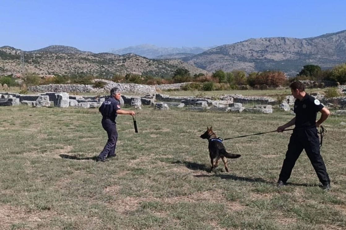 Realizovana obuka službenih pasa