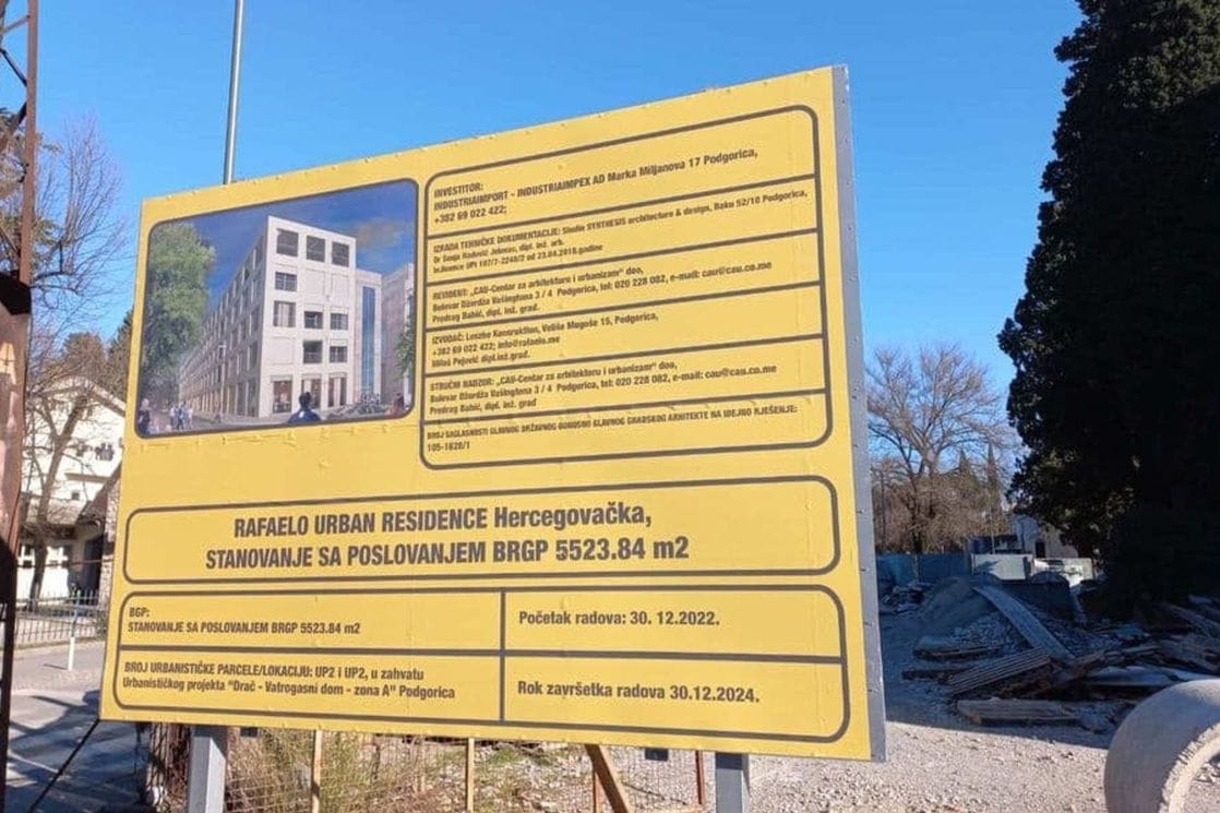 Gradilište iza OŠ ,,Savo Pejanović“ zatvorili prije nego što su počeli ...