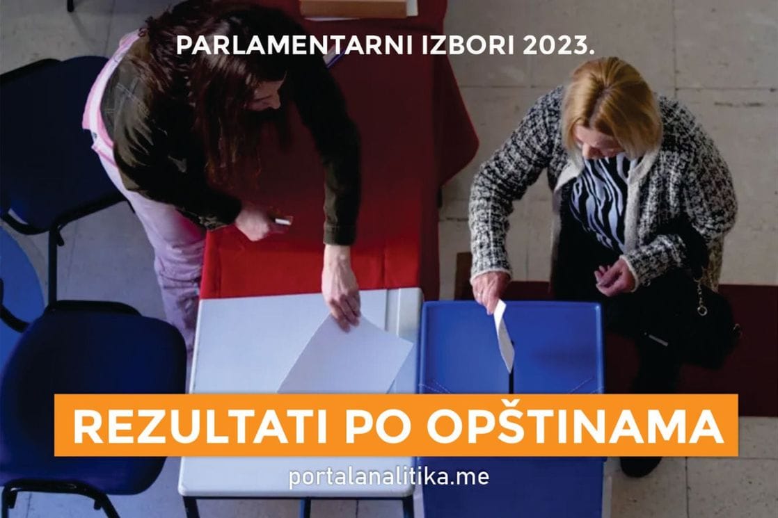 Ovo su rezultati svih lista u svim opštinama: Zajedno najjači u 10, PES u sedam, ZBCG u tri, BS ...