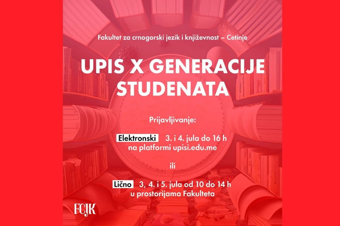 Na FCJK mjesta ima za 40 studenata: Prijave za upis počinju danas