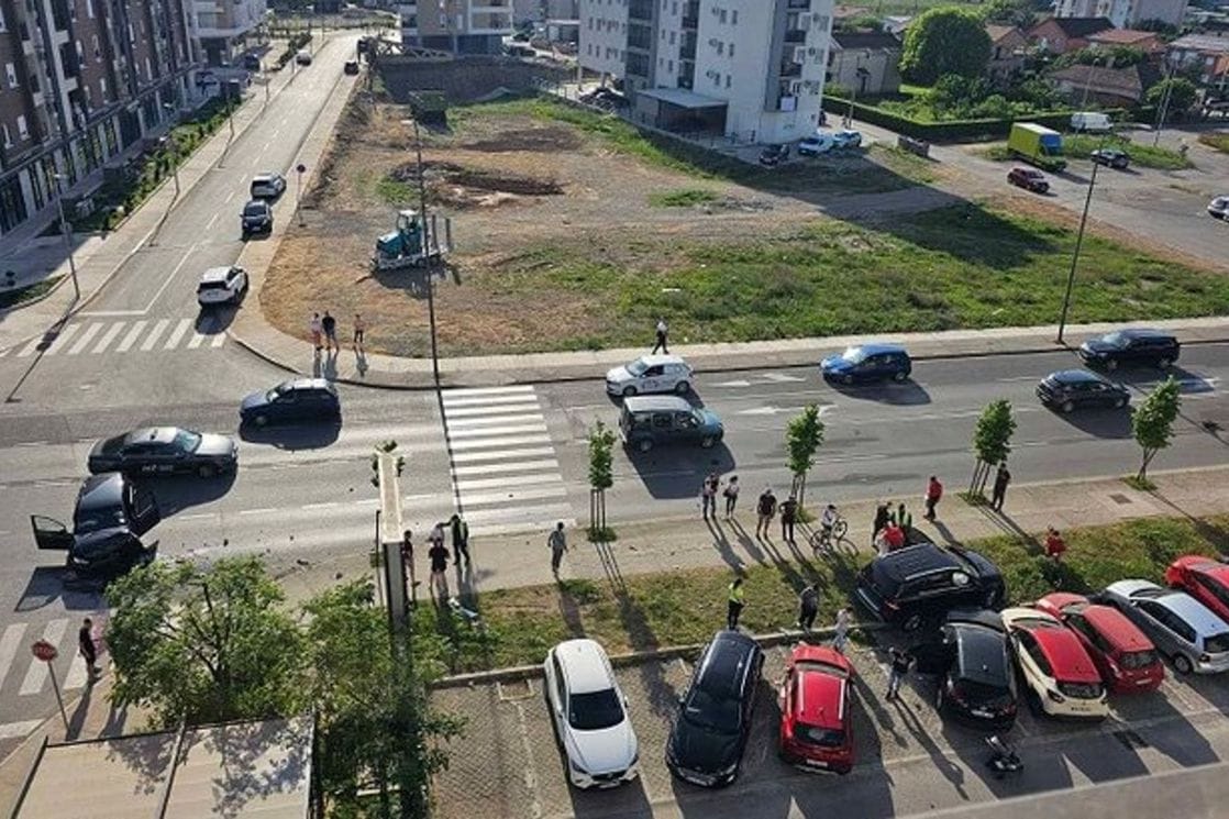 Udes na Zabjelu, nastala veća materijalna šteta