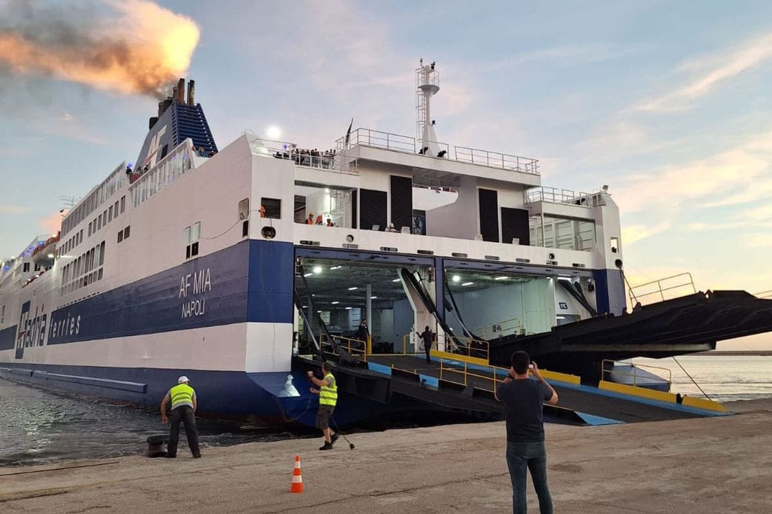 Feribot "AF Mia" večeras je uplovio u Luku Bar