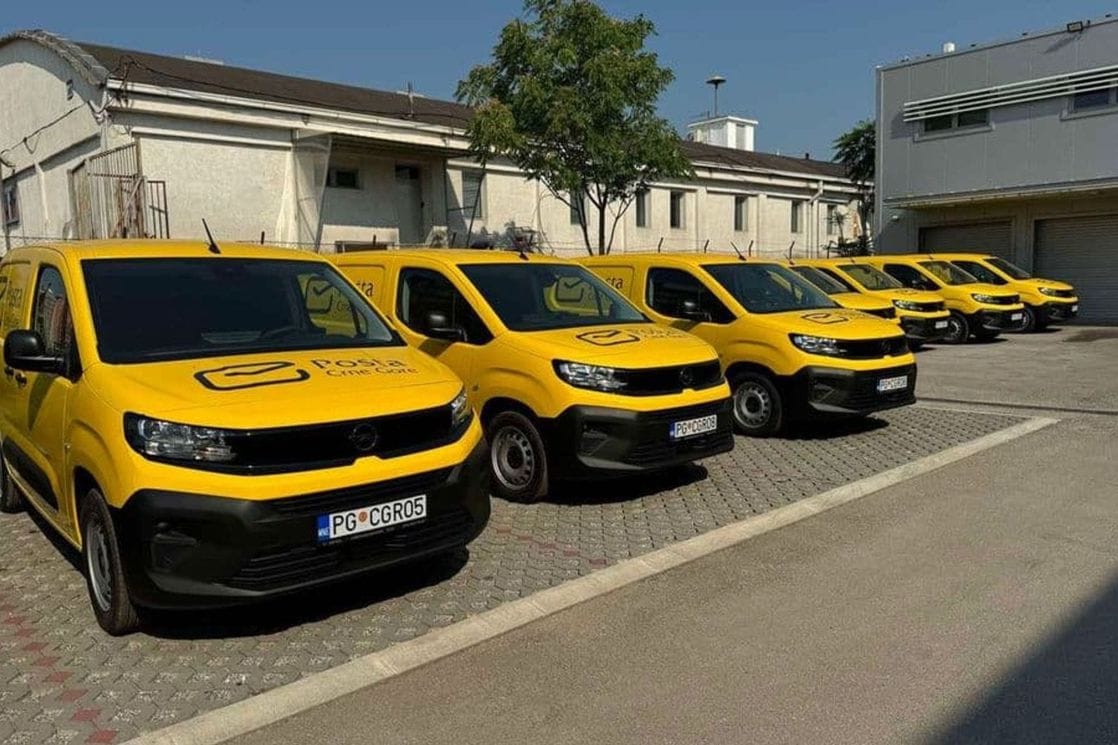 Pošta Crne Gore dobila sedam novih dostavnih vozila