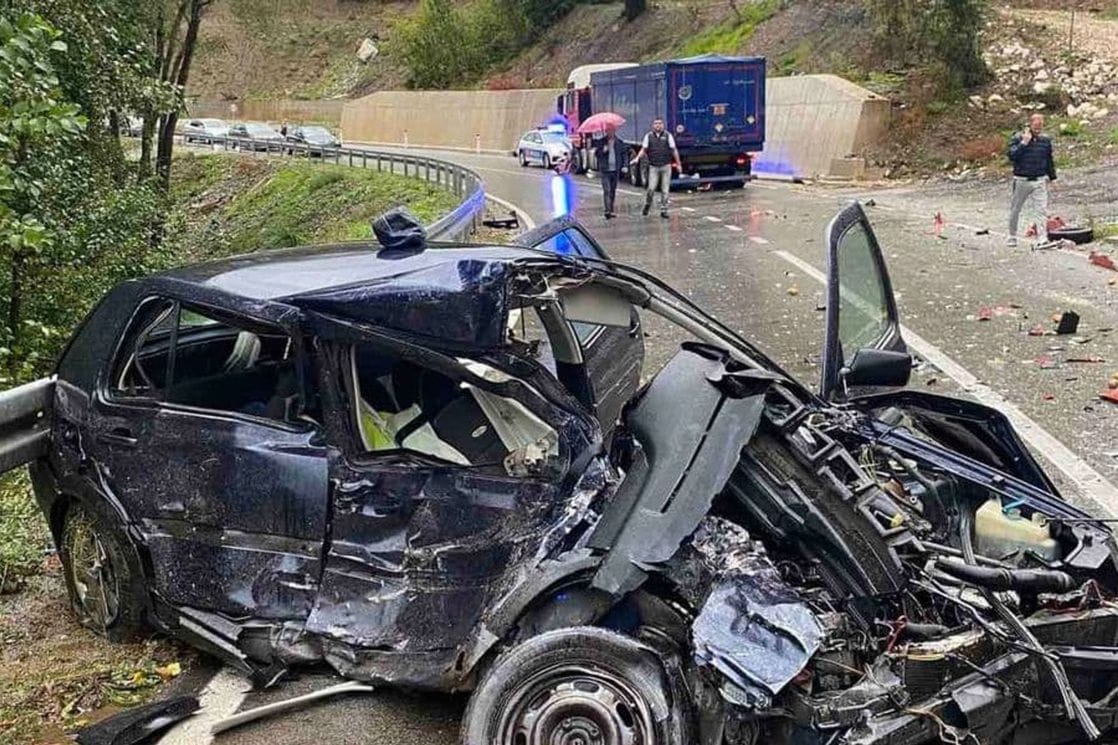 Sudar automobila i kamiona na putu Kolašin-Mateševo: Jedna osoba povrijeđena