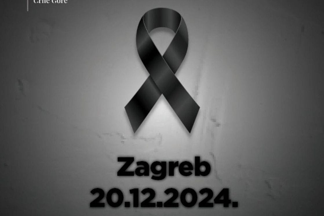 Dan žalosti u Crnoj Gori zbog tragedije u Zagrebu