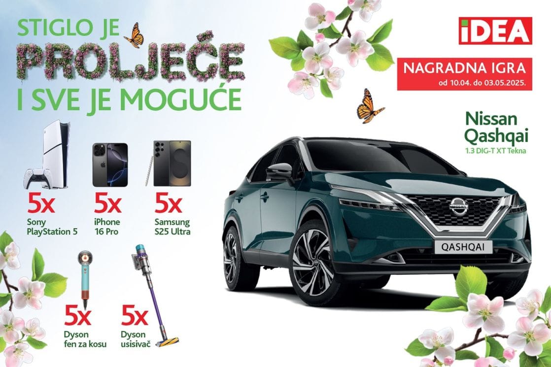 Velika nagradna igra u Idei: Stiglo je proljeće i sve je moguće!